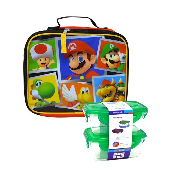 Nintendo | Accessories | New Nintendo Super Mario Luigi Lunch Bag ...
